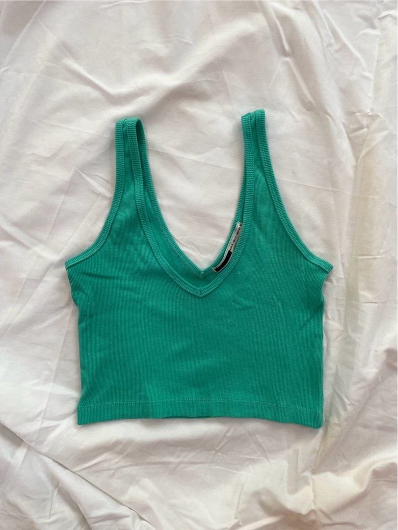 Zara cami top/ crop top, Women's Fashion, Tops, Sleeveless on Carousell