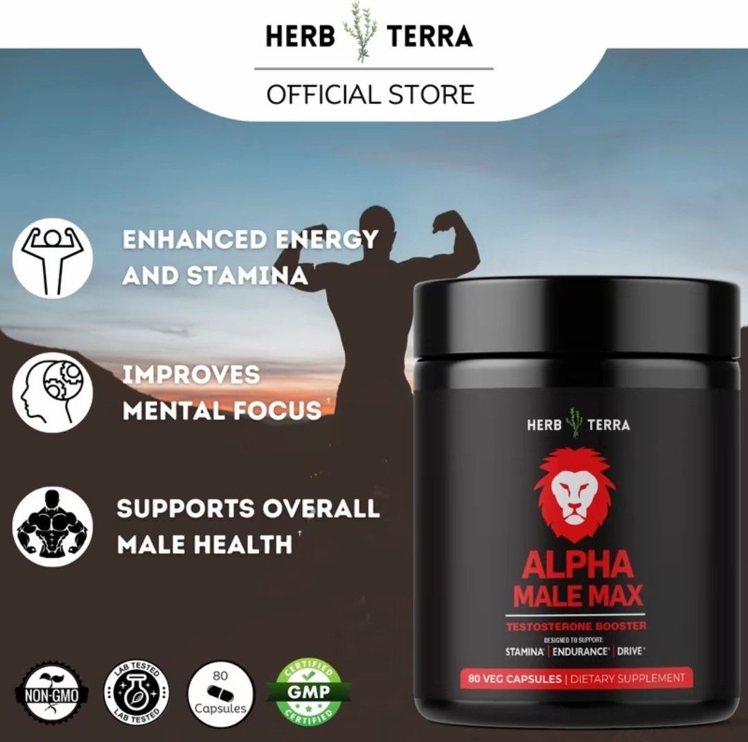 [Delivery Only | Ready Stock] Herb Terra Alpha Male Max | Energy ...
