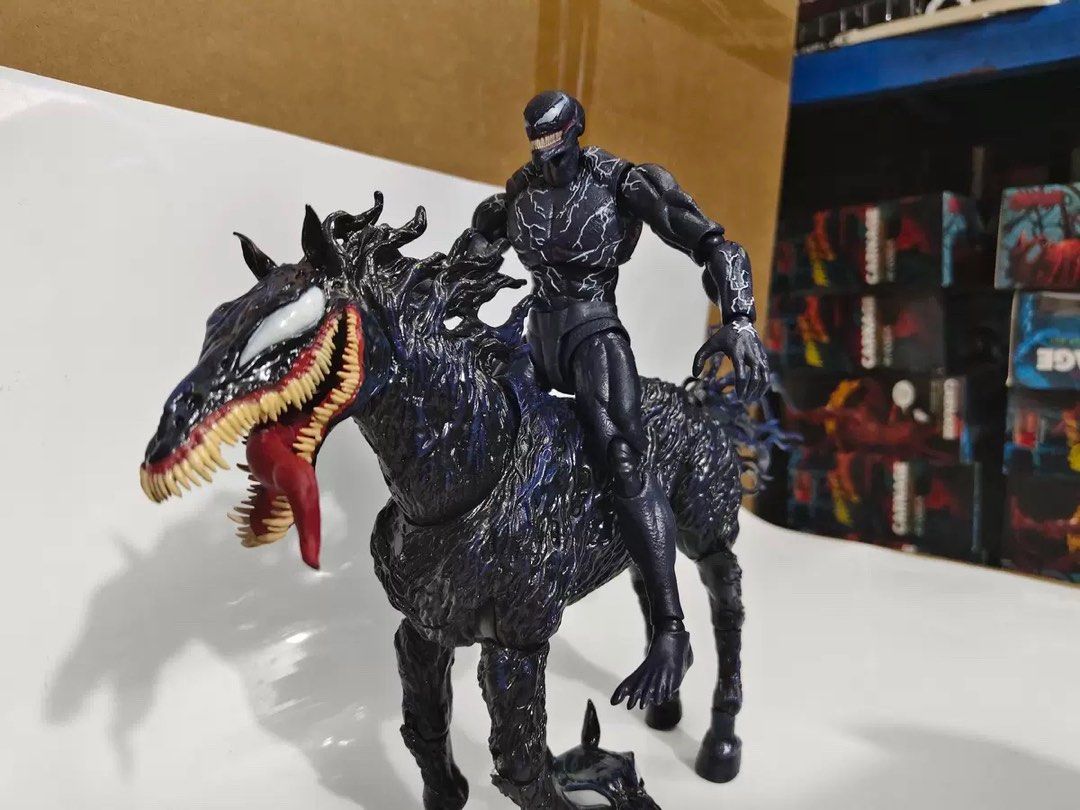1/12 Symbiote Venom Horse SHF Mafex Marvel Legends Select Mcfarlane The ...