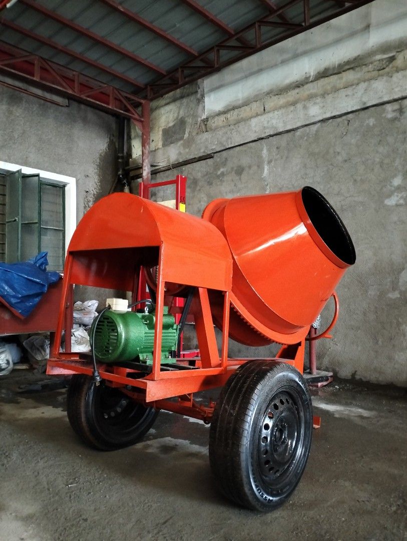1 Bagger Cement Mixer A-FRAME Premium Ibeam with DENSUI Electric Single ...