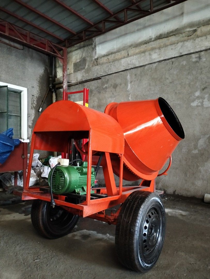 1 Bagger Cement Mixer A-FRAME Premium Ibeam with DENSUI Electric Single ...
