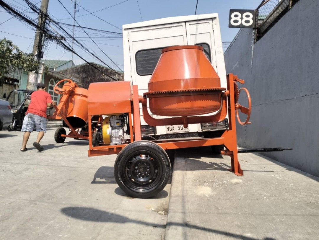 1 Bagger Cement Mixer A-FRAME Premium Ibeam with ROBIN Original Gas ...