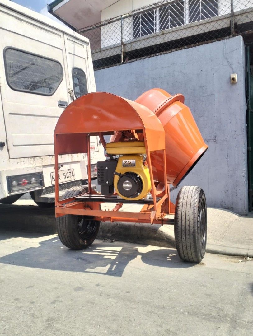 1 Bagger Cement Mixer A-FRAME Premium Ibeam with ROBIN Original Gas ...