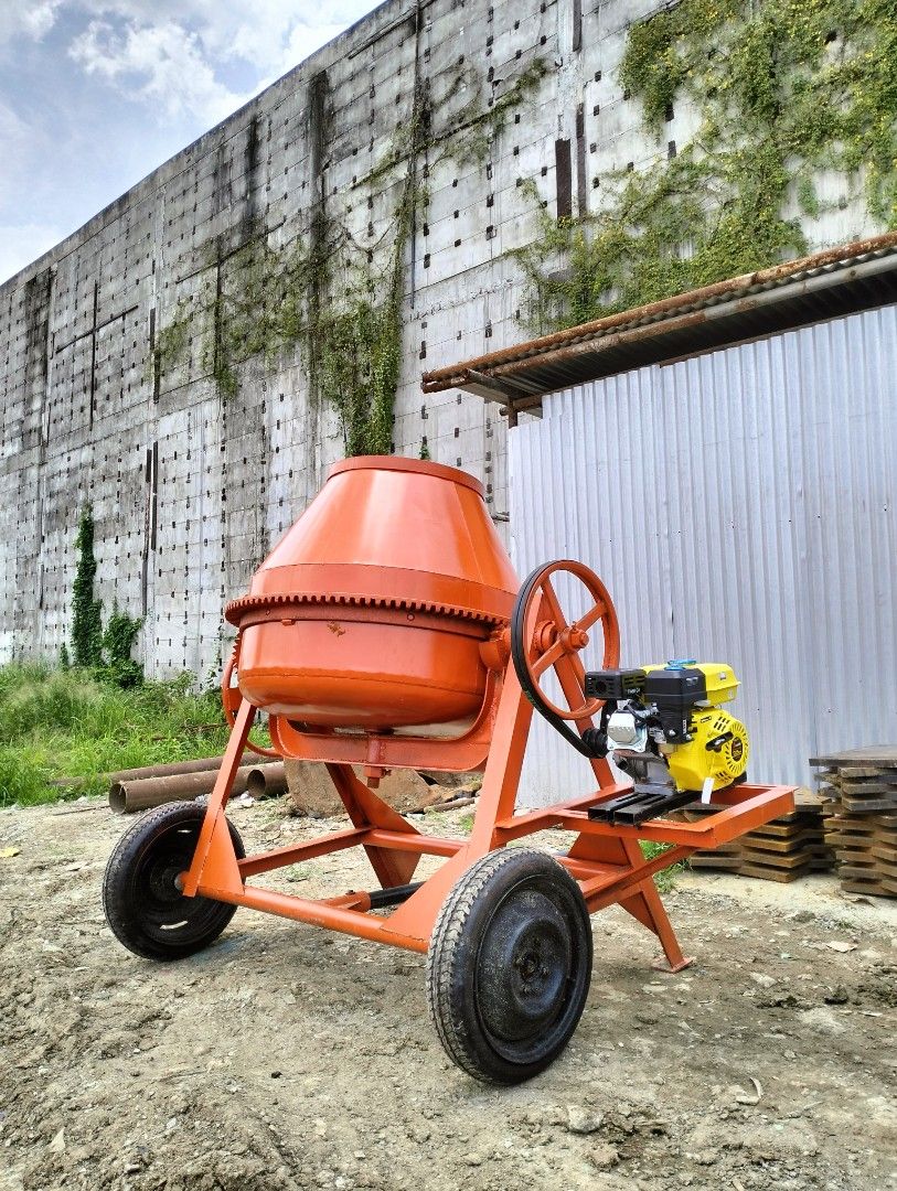1 Bagger Cement Mixer B-FRAME Premium Ibeam with AKASHI Gas Engine 7hp ...