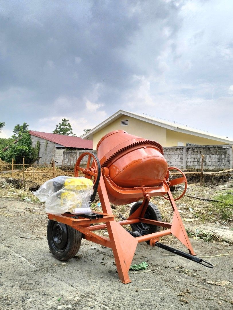 1 Bagger Cement Mixer B-FRAME Premium Ibeam with AKASHI Gas Engine 7hp ...