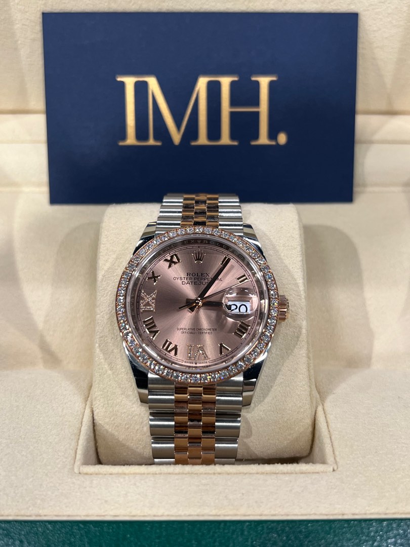 2020 Like New Rolex Datejust 36 Factory Diamond bezel with sundust VI ...