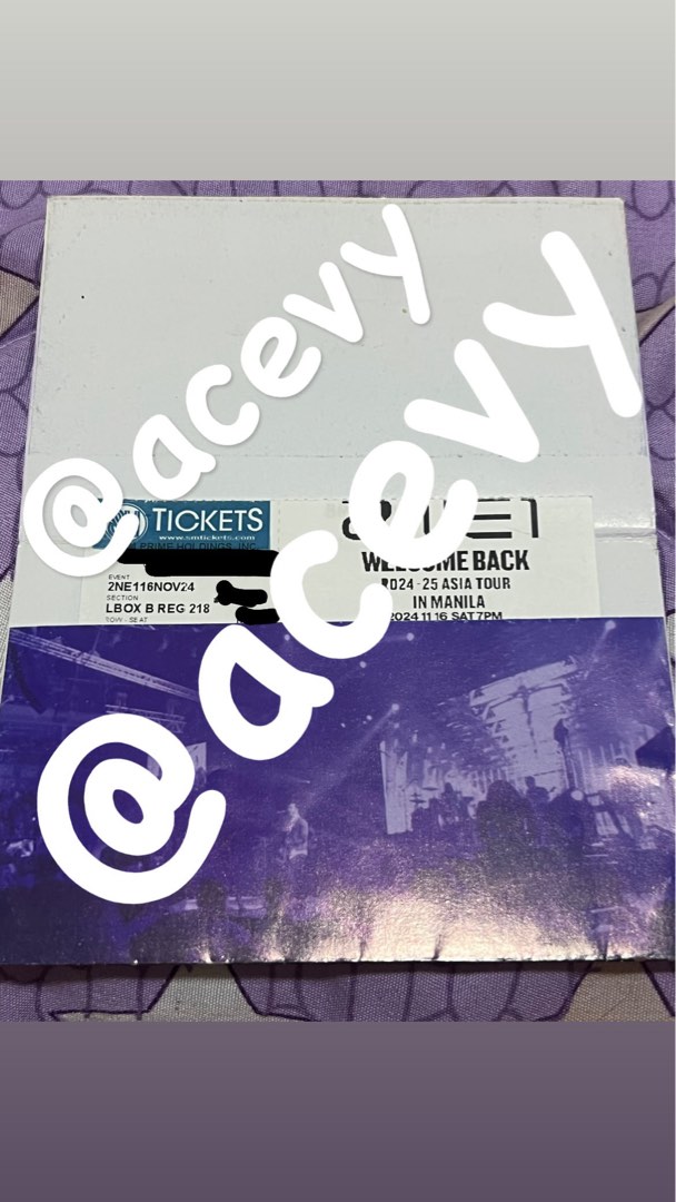 2ne1 Welcome Back Tour in Manila LBB Reg, Tickets & Vouchers, Event ...