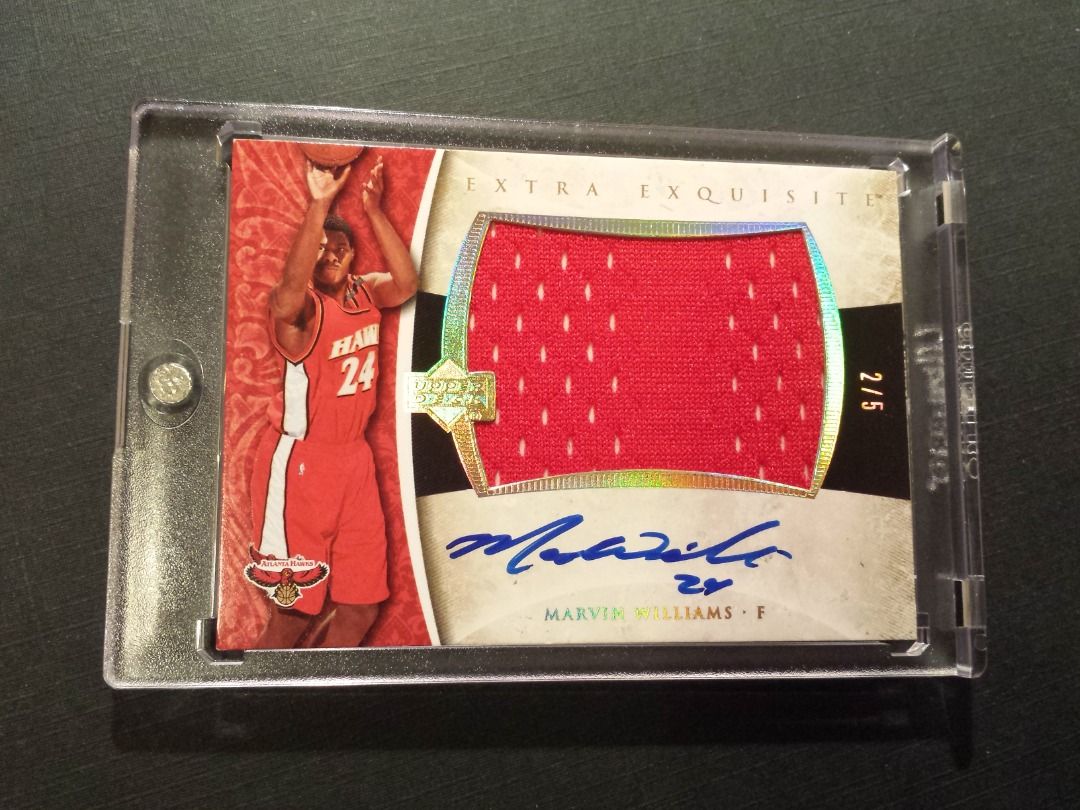 (全球限量5張) Marvin Williams 籃球新人球衣簽名卡 NBA Exquisite RC Jersey Autograph ...