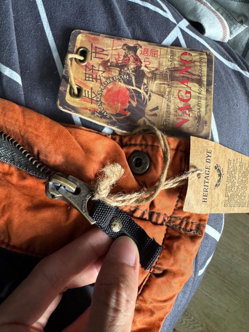 全新 Nagano handcrafted rough garment jacket L size Cyberpunk, 男裝, 外套及戶外 ...