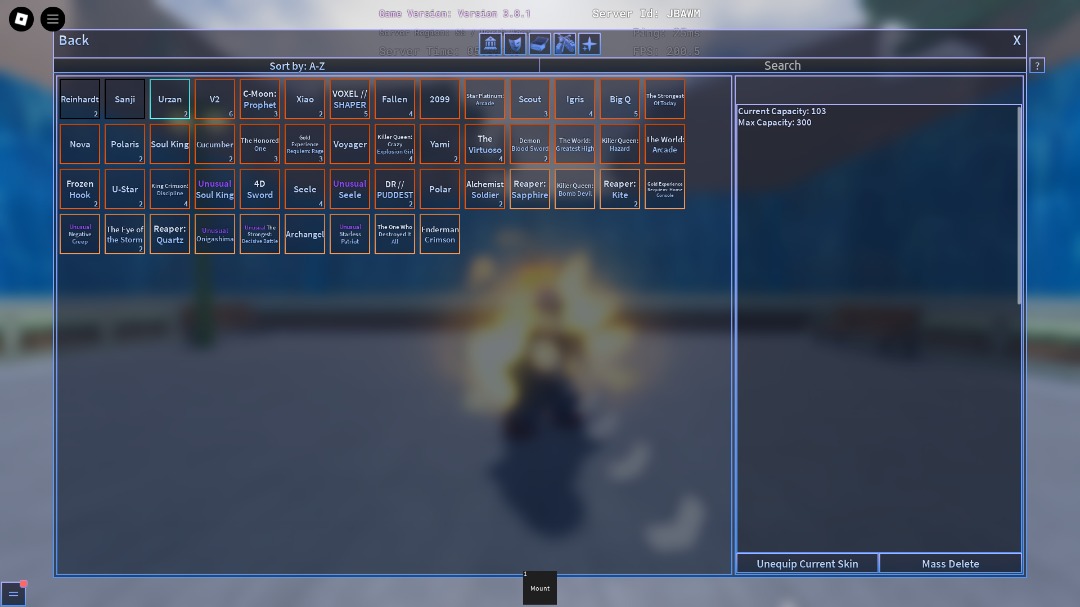 [AUT] MYTHICAL SKINS + UNOBTAINABLE SKIN + JJK SKINS, Video Gaming ...