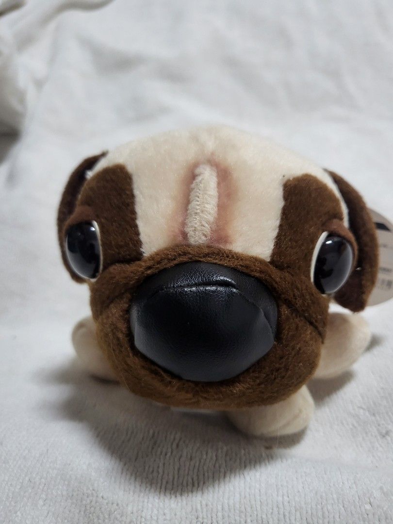 Authentic Artlist Collection The Dog - Pug Beanie Plush Soft Toy ...