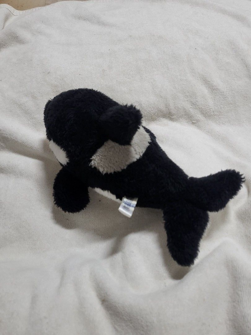 Authentic Kamogawa Sea World Killer Whale (Orca) Plush Soft Toy ...