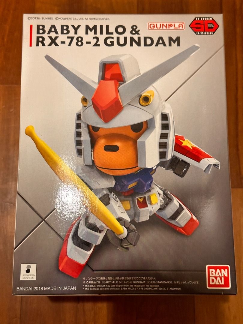 Bandai Baby Milo & RX-78-2 Gundam Model Kit SD BB, Hobbies & Toys, Toys ...