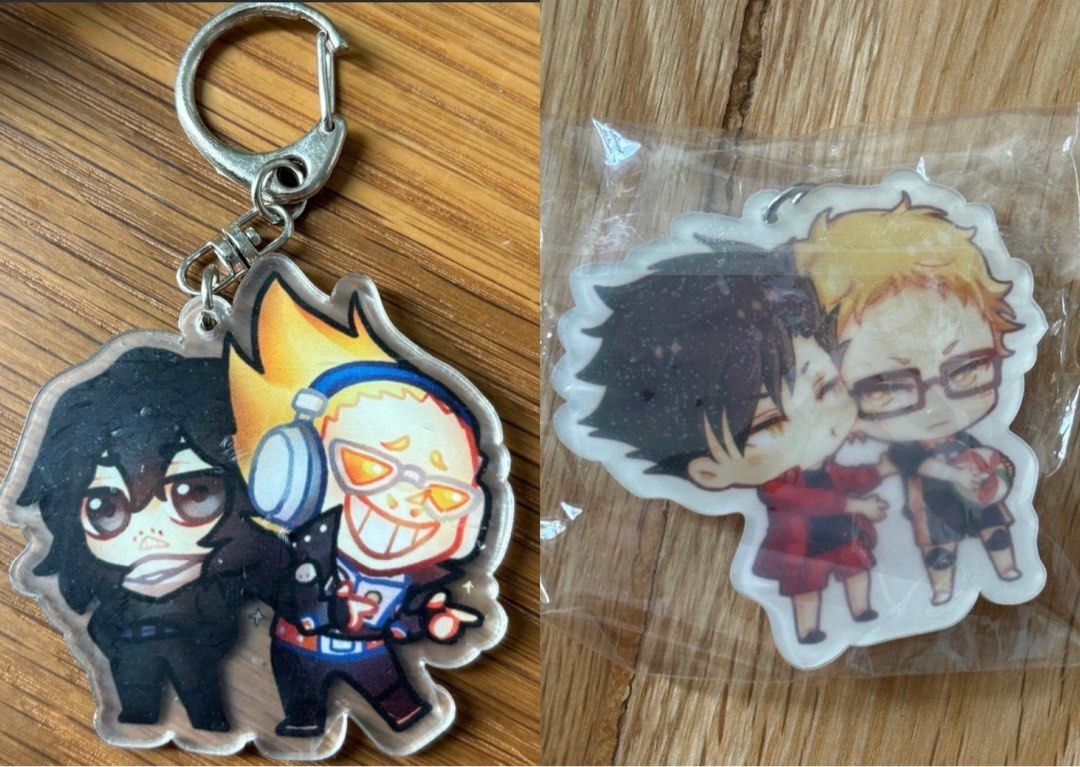 BNHA Aizawa Present Mic Keychain Haikyuu Kuroo Tsukishima, Hobbies ...