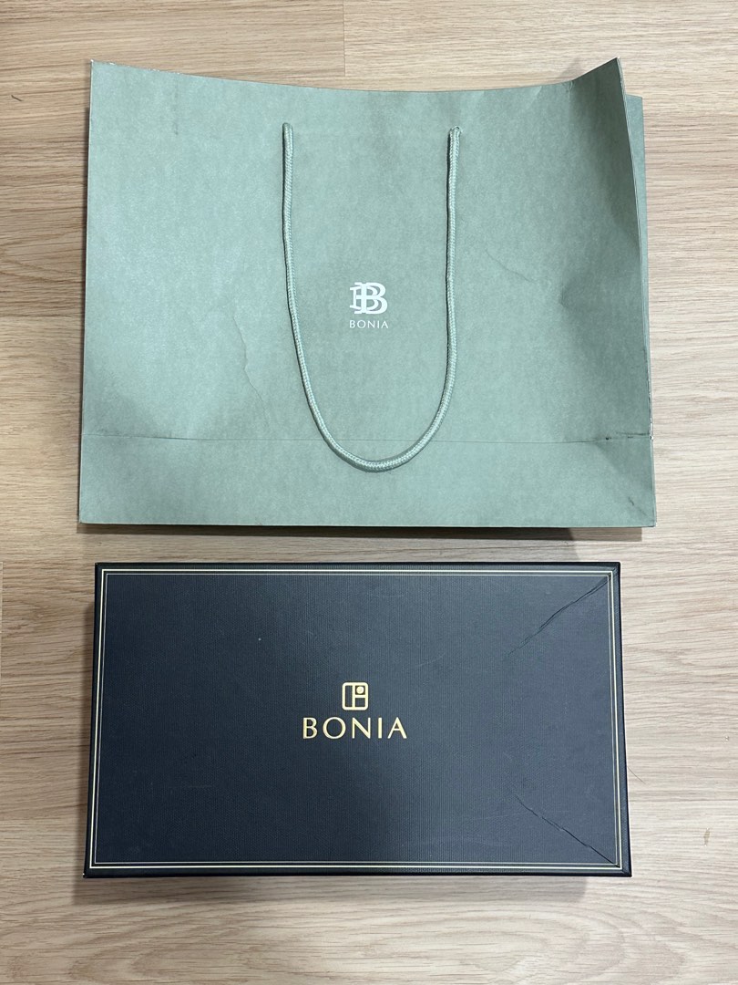 Bonia Paper Bag Large and Shoes Box, Luxury, Bags & Wallets on Carousell