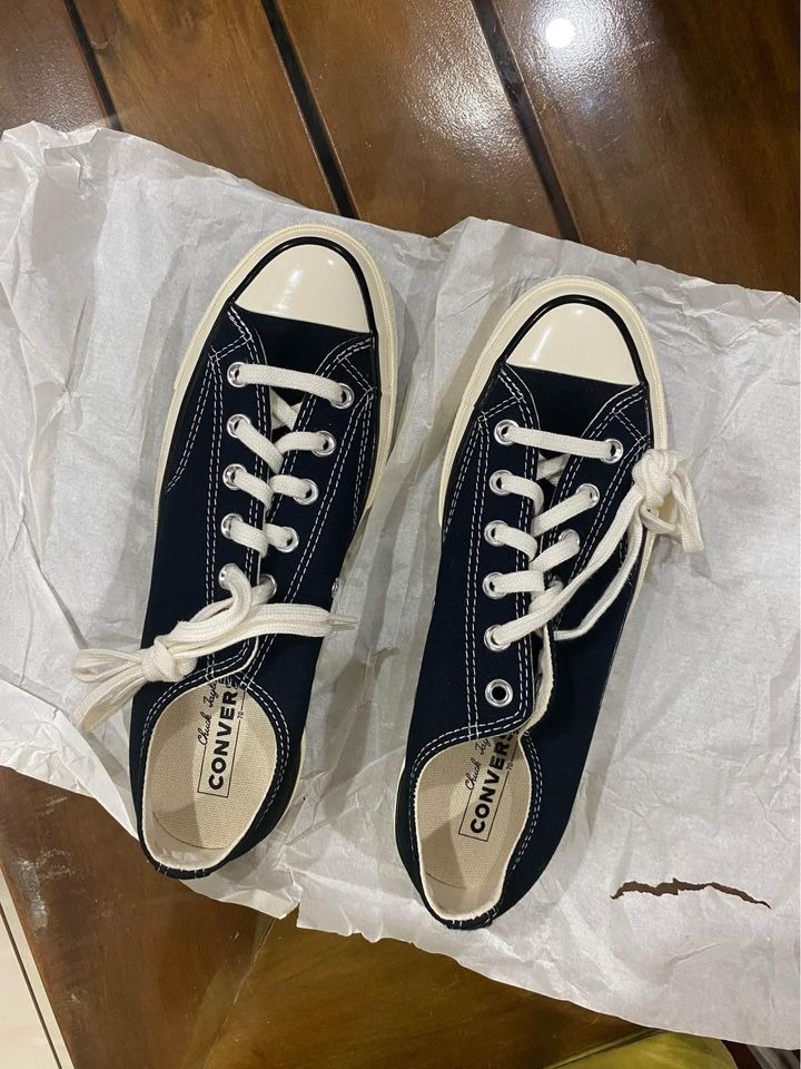 BRAND NEW Low Chuck 70 Black (Unisex), Women's Fashion, Footwear ...