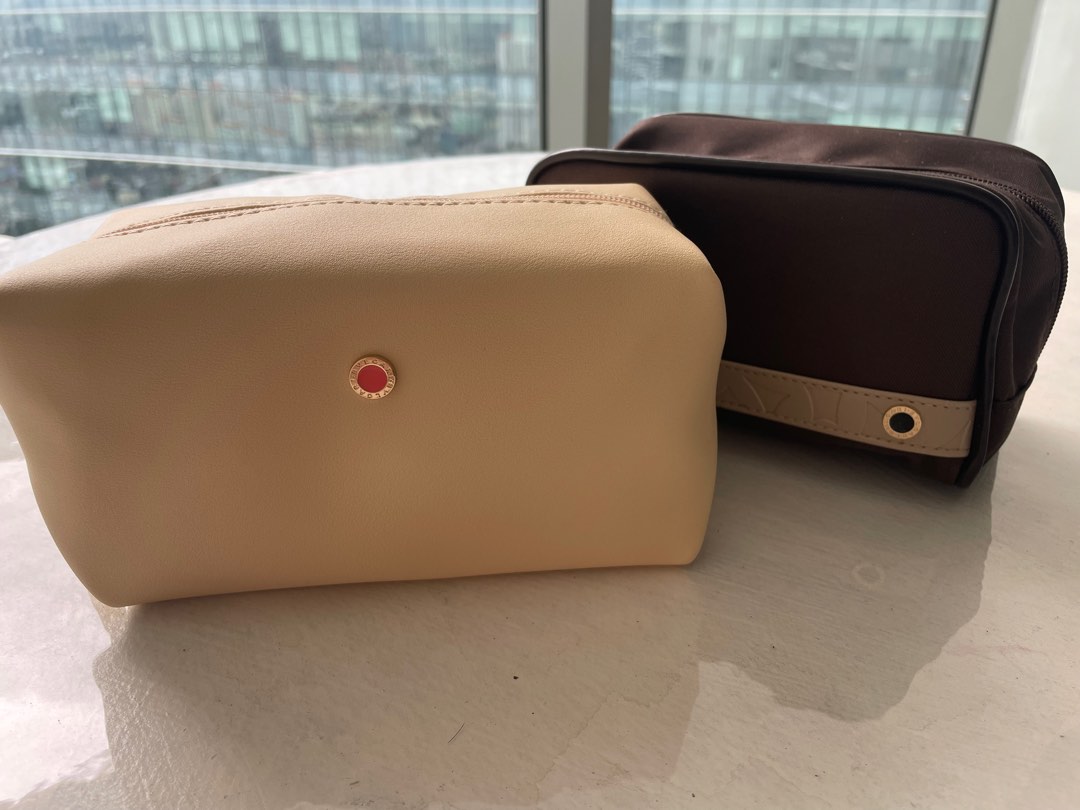 Bulgari vanity empty pouch from Emirates, Luxury, Bags & Wallets on ...