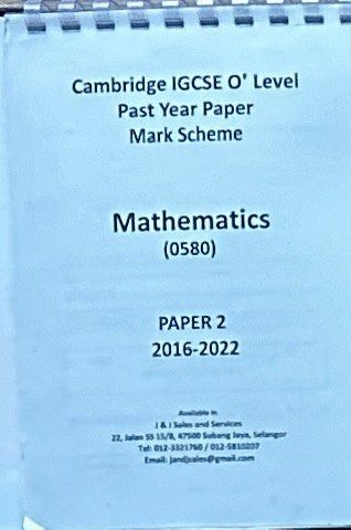 Cambridge IGCSE Past Papers + Markschemes, Hobbies & Toys, Books ...