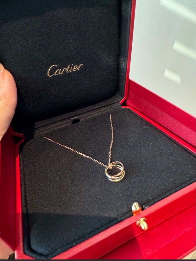 Cartier Trinity Necklace, Luxury, Accessories on Carousell