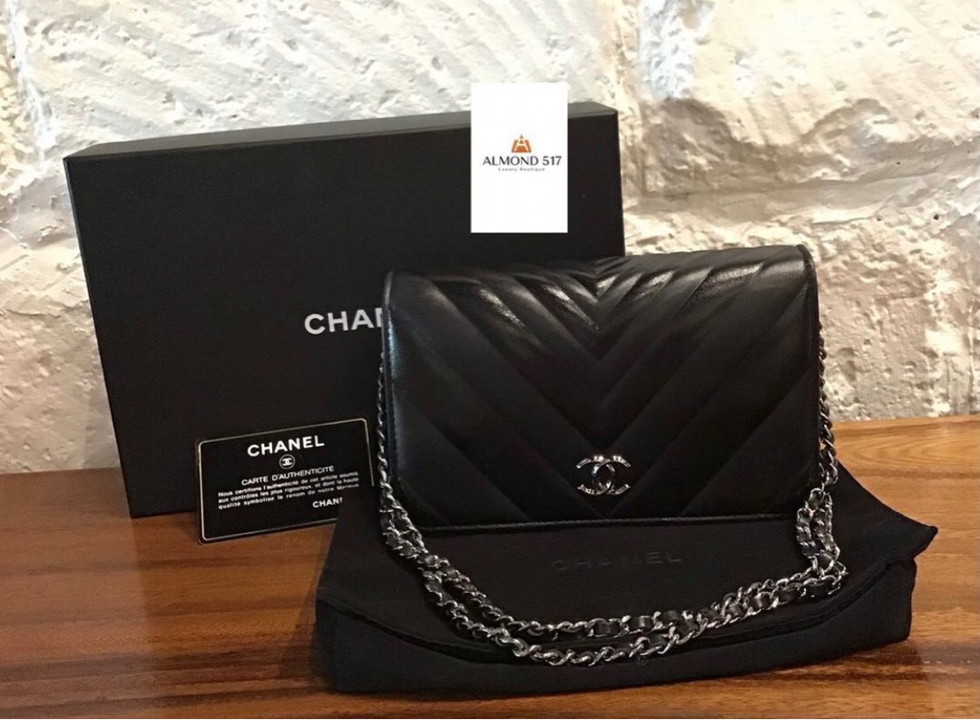 CHANEL CHEVRON WOC SHW Series, Luxury, Bags & Wallets on Carousell