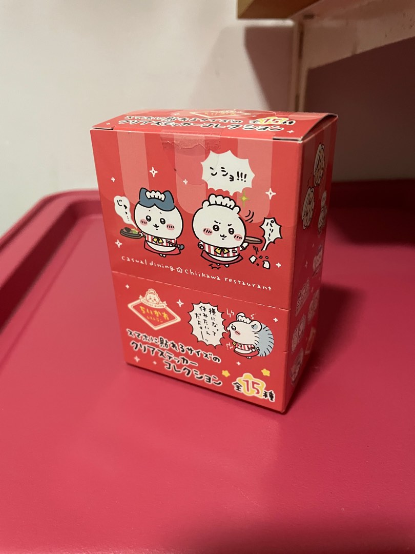 chiikawa 限定 レストラン 貼紙(BOX), 興趣及遊戲, 玩具 & 遊戲類 - Carousell