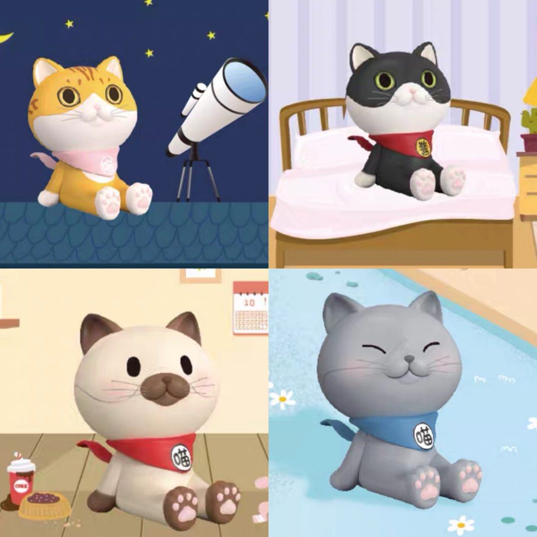 CHOCOTEDDY X TATA CAT SERIES / FULL SET / SINGLE BLIND BOX, Hobbies ...