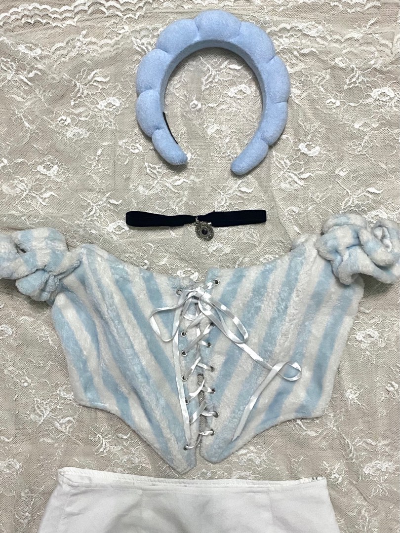 Cinderella Disney Princess Costume Set / Blue corset, Women's Fashion ...