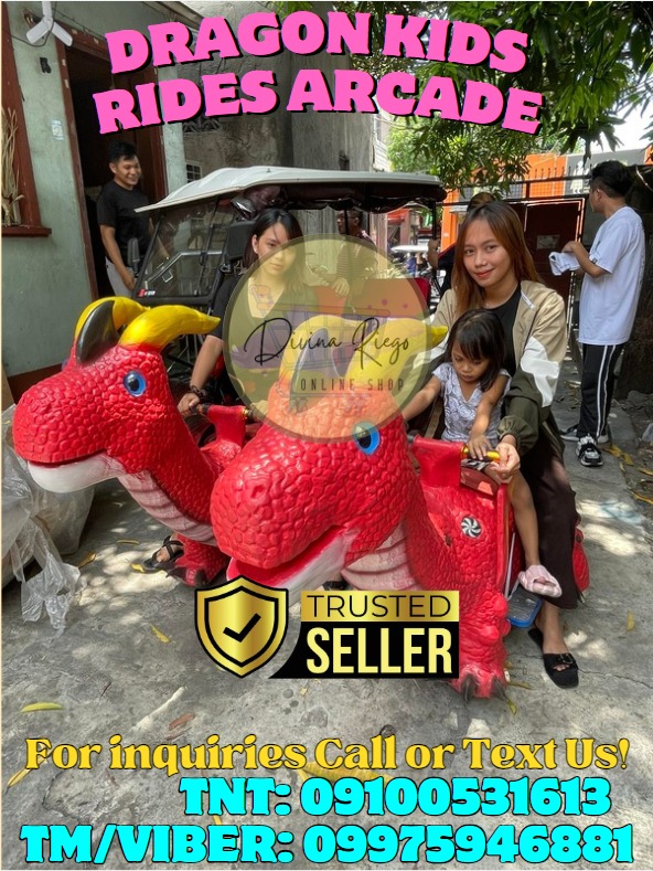 Coin Operated Dragon Kids Rides, Commercial & Industrial, Industrial ...