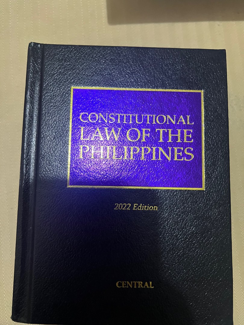 Constitutional Law of the Philippines (Codal) 2022, Hobbies & Toys ...