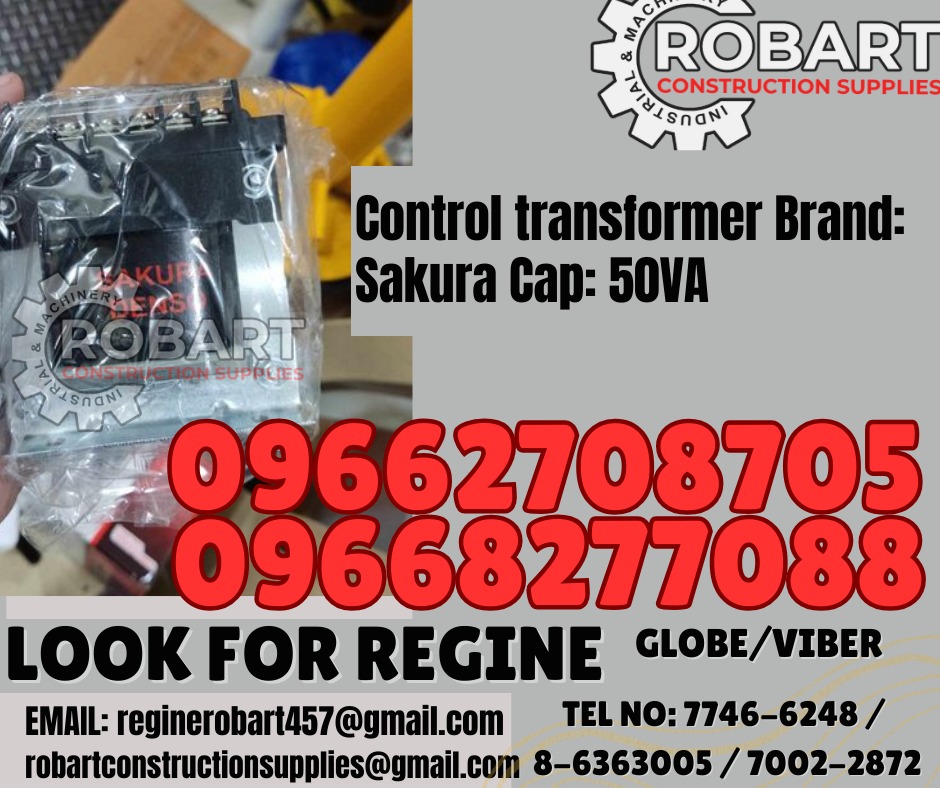 Control transformer Brand: Sakura Cap: 50VA, Commercial & Industrial ...
