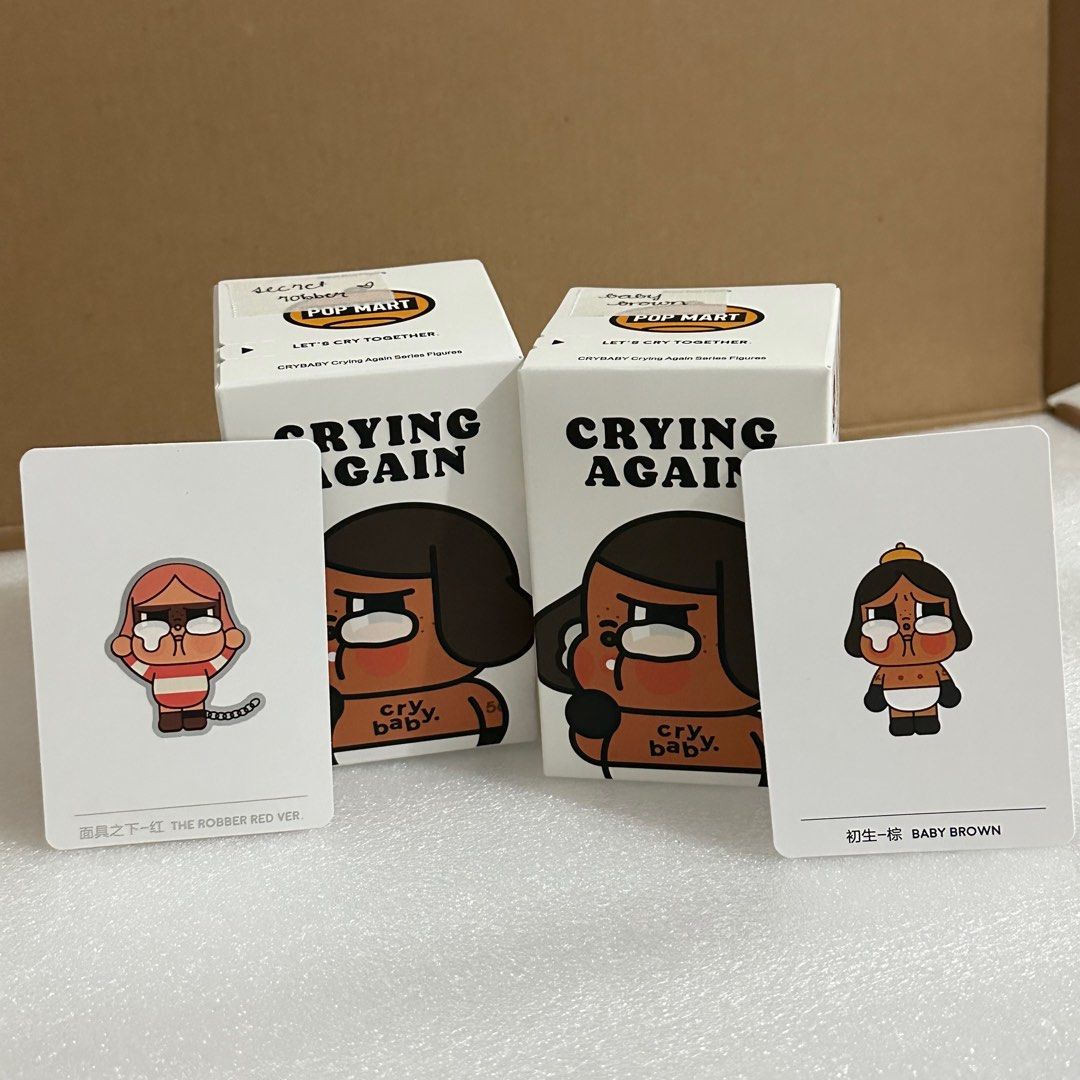 Crybaby Crying Again SECRET Robber Red Version & Baby Brown, Hobbies ...