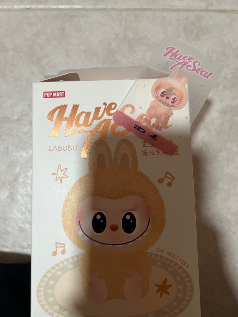 DADA LABUBU LABUBU HAVE A SEAT POPMART BNIF, Hobbies & Toys, Toys ...