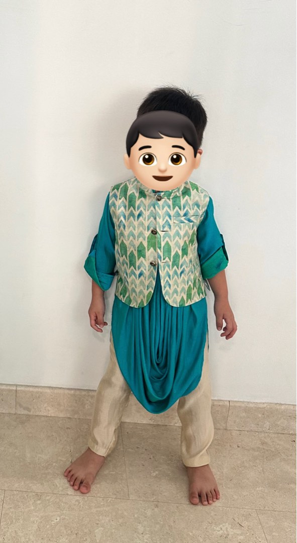 Deepavali costume Diwali Boy costume, Babies & Kids, Babies & Kids ...