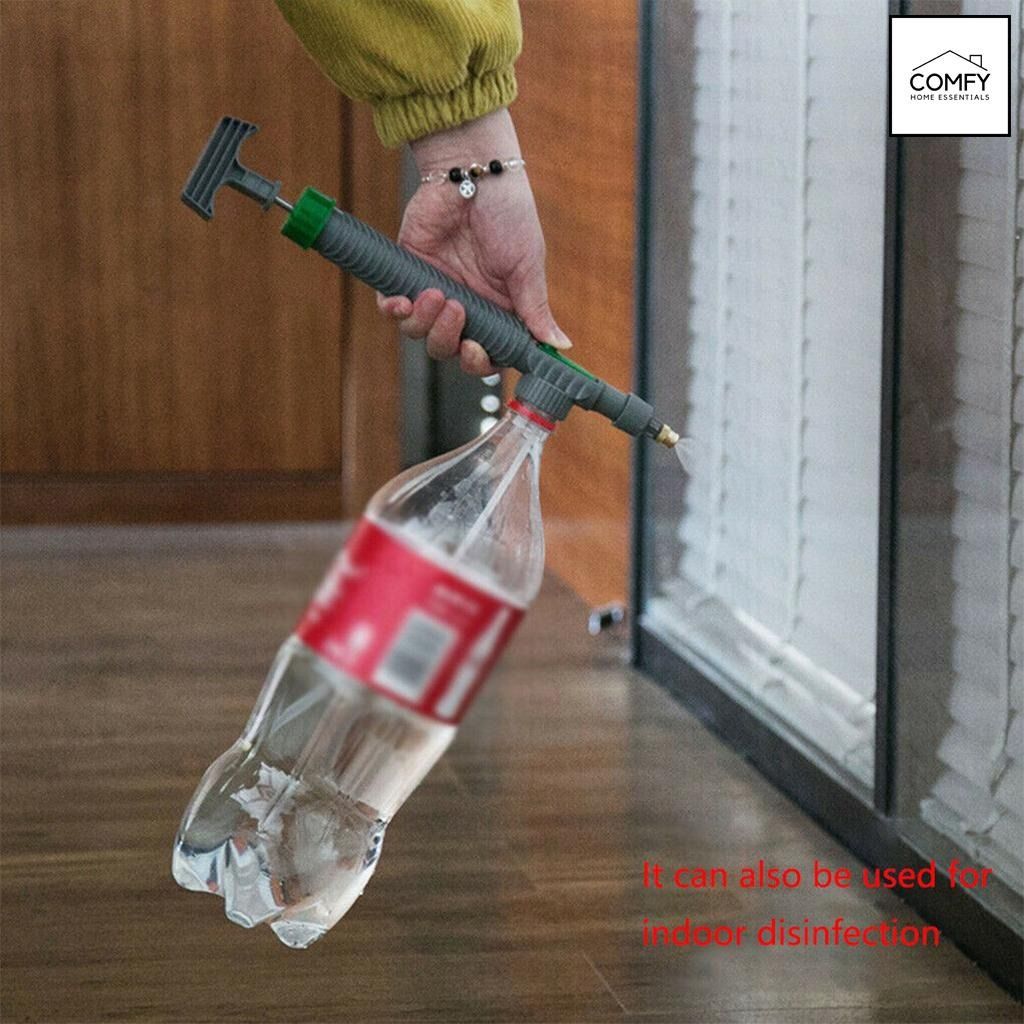 DIY Adjust Trolley Gun Nozzle Sprinkler Agricultural Manual Coke Bottle ...