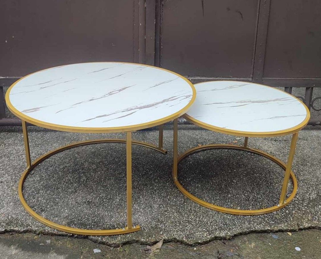 Double center table, Furniture & Home Living, Furniture, Tables & Sets ...