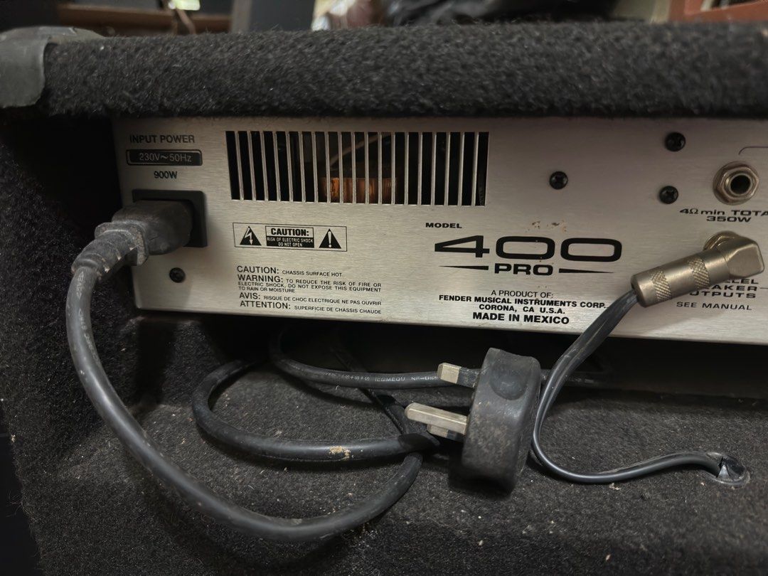 Fender pro bass amp 350 watt, Hobbies & Toys, Music & Media, Musical ...
