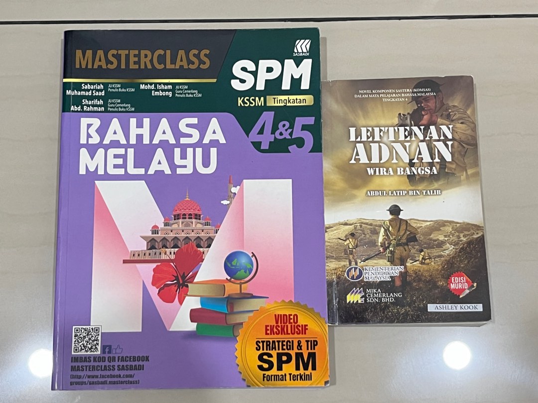 [FREE NOVEL] SPM BAHASA MELAYU masterclass kssm tingkatan 4 & 5 ...