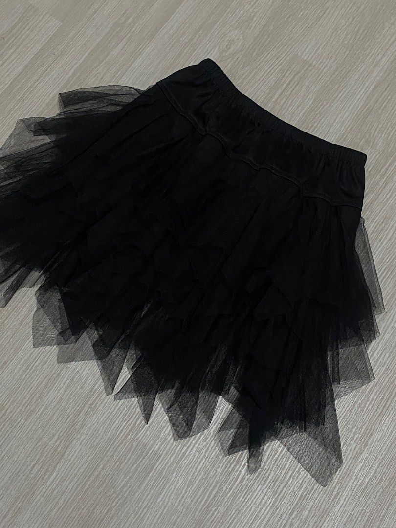 Grunge balletcore alt goth tutu tiered layer skirt y2k acubi dark ...