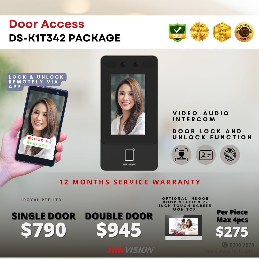 Hikvision Door Access - Single | Double Door Access System║ Biometrics ...