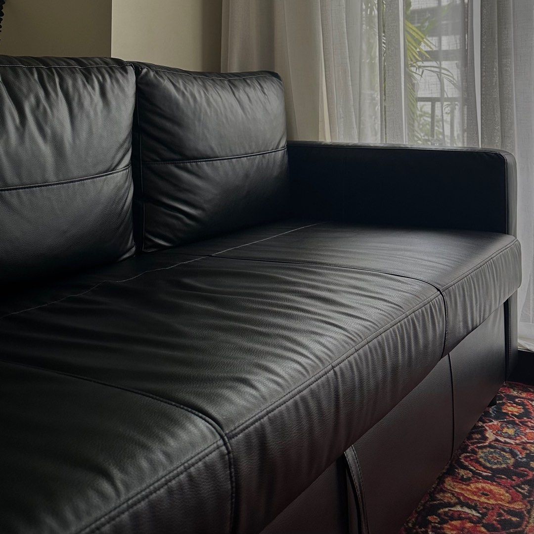 Ikea Bombstad Sleeper Sofa Black, Furniture & Home Living, Furniture ...