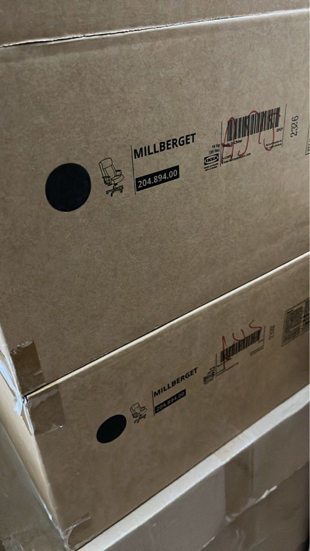 Ikea Millberget Swivel chair, Furniture & Home Living, Furniture ...