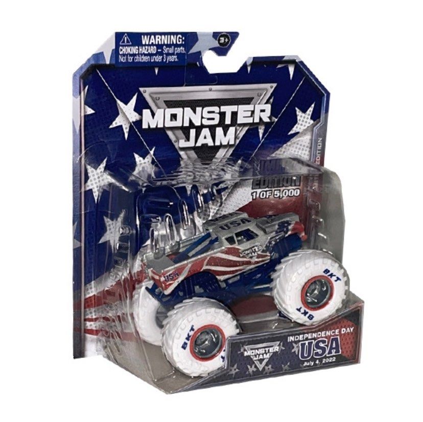 Imported Limited Edition Monster Jam Truck Independence Day, World ...