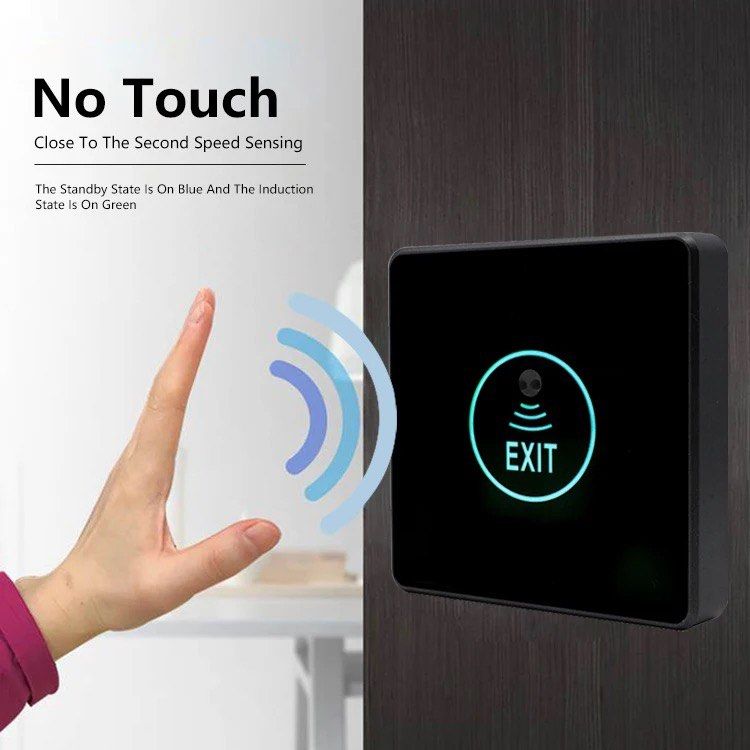 No touch Exit Contactless Infrared Sensor Switch No Contact Contactless Switches Door Release ...