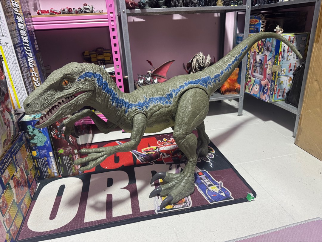 [cod jb only] Jurassic World Super Colossal Velociraptor Blue Dinosaur ...