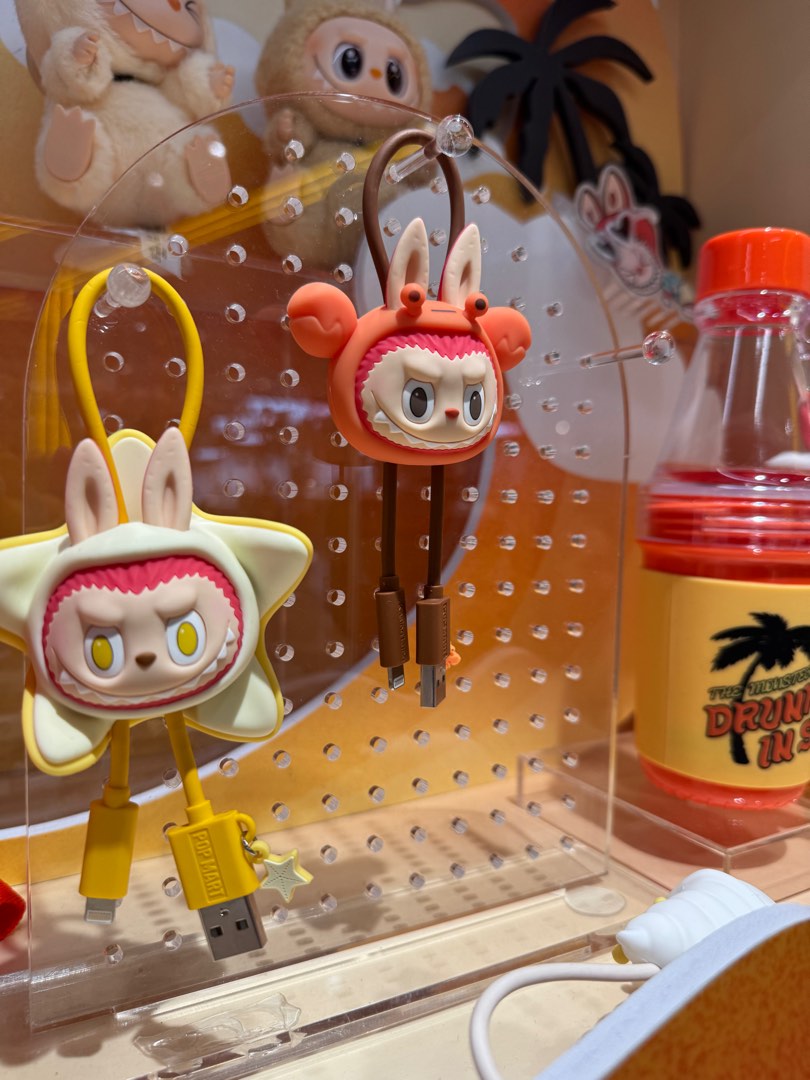 Labubu charging cables, Computers & Tech, Parts & Accessories, Cables ...