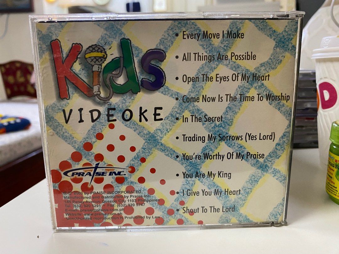 KIDS VIDEOKE - Praise Video CD VCD - Christian Original VCD Collection ...