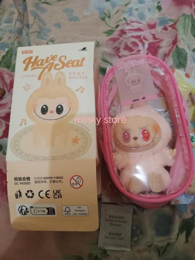Labubu have A seat dada, Toys & Collectibles, Mainan di Carousell