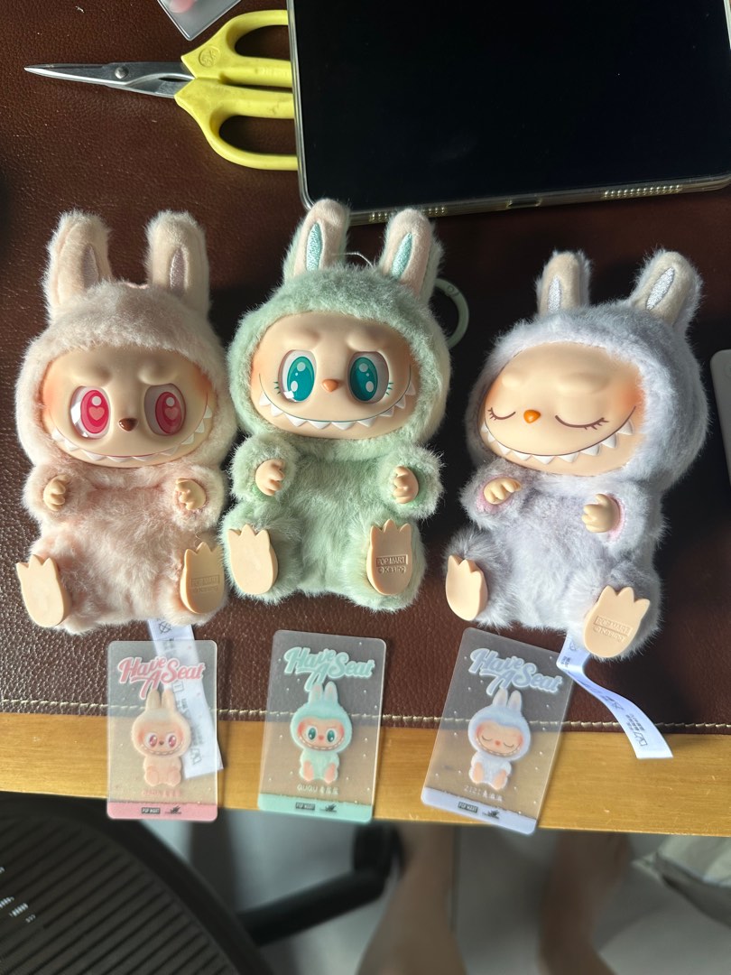 LABUBU sit down party v2, Hobbies & Toys, Toys & Games on Carousell