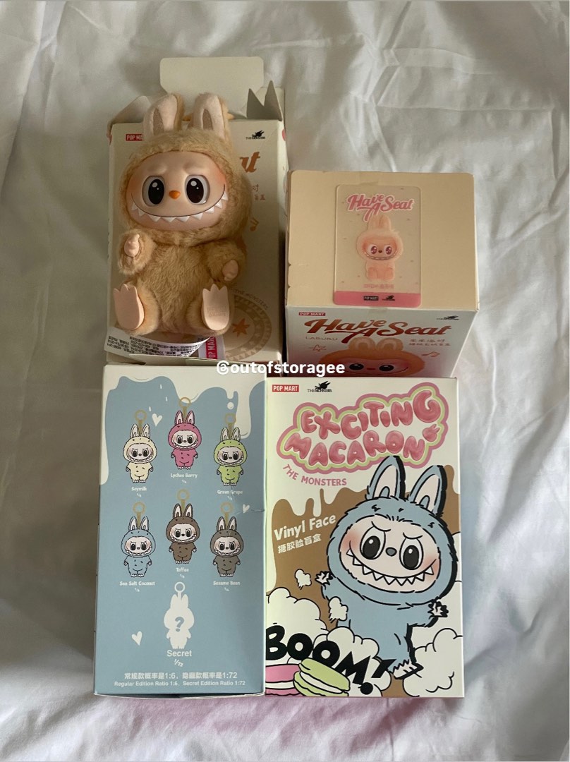LABUBU V1 and V2 (Soymilk, Lychee Berry, Dada), Hobbies & Toys, Toys ...