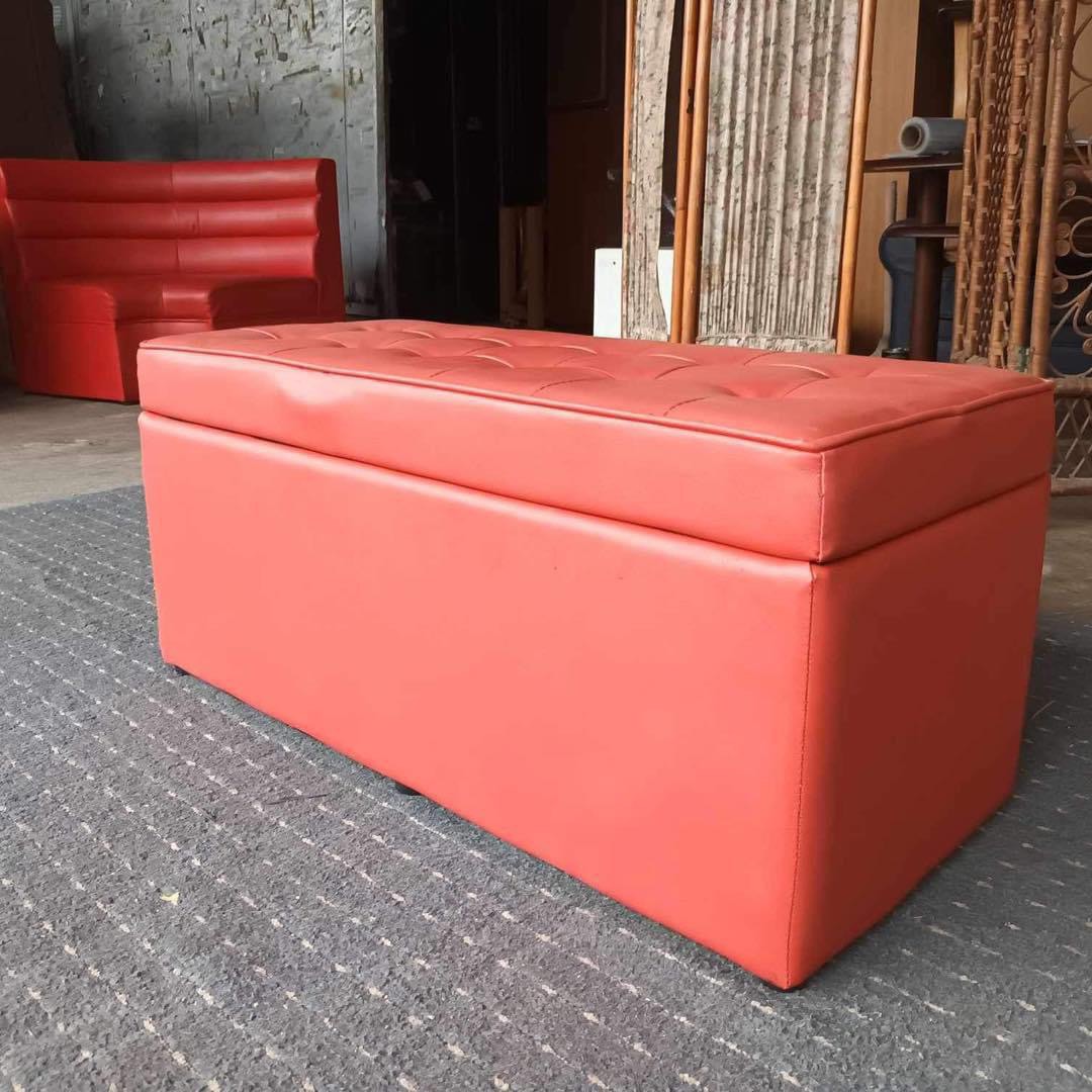Leather storage Bench, Furniture & Home Living, Furniture, Chairs on ...